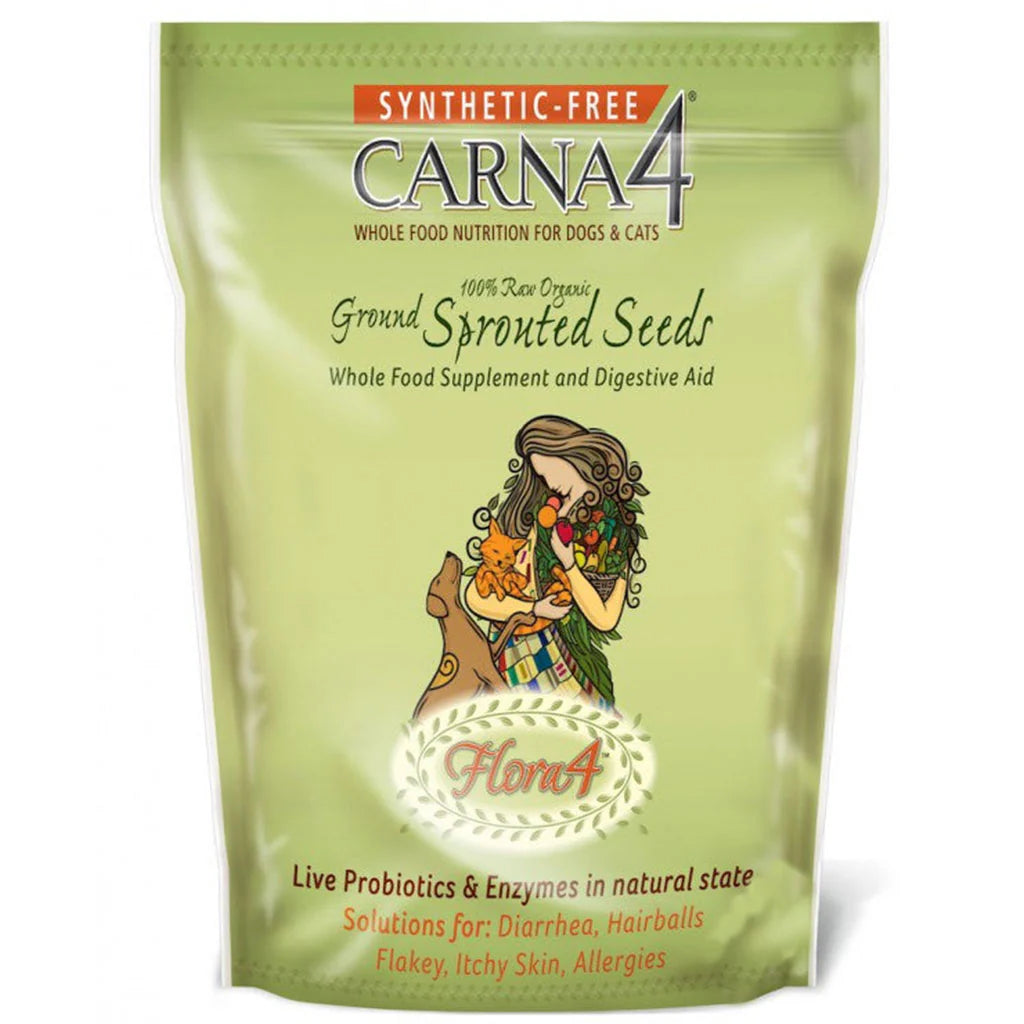 Flora4 Original Sprouted Seeds Food Topper Supplement for Pets - 510g ...