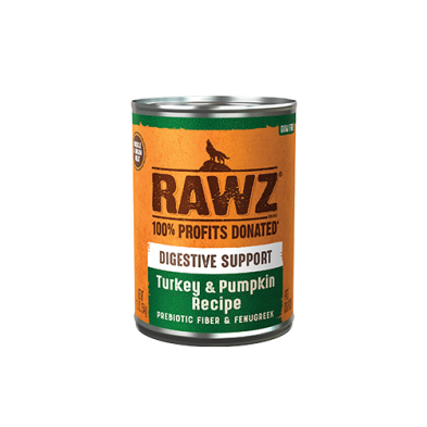 RAWZ® Digestive Support Turkey & Pumpkin Wet Dog Food - 12.5oz – The ...