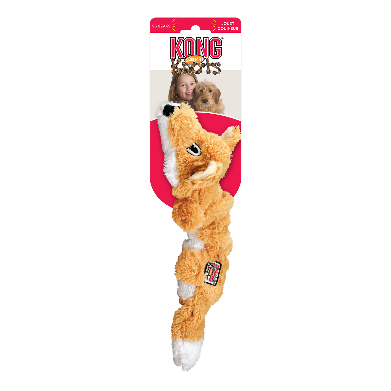 KONG Scrunch Knots Fox Medium/Large – The Beastiary