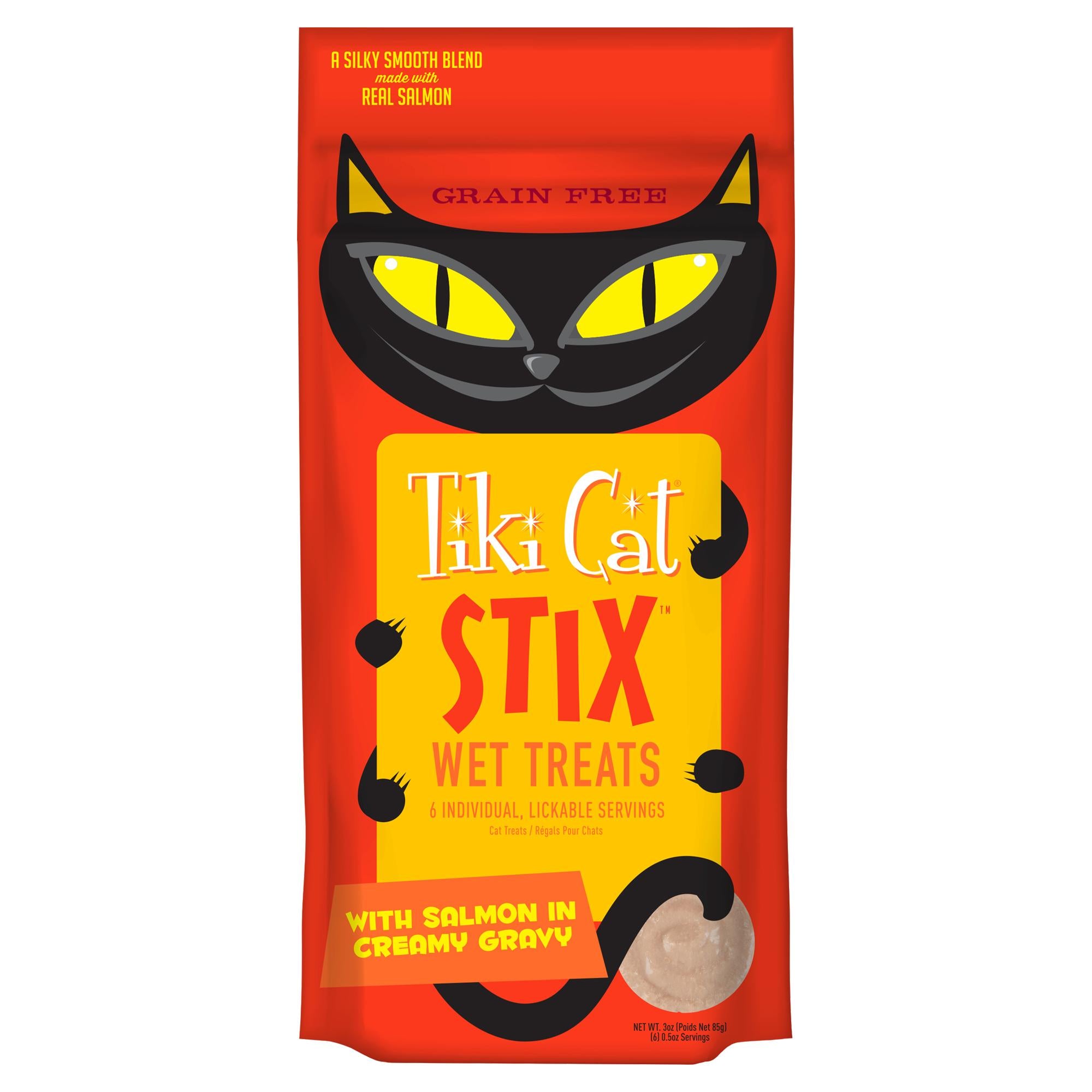 Tiki Cat Stix Salmon Mousse 6 pack – The Beastiary