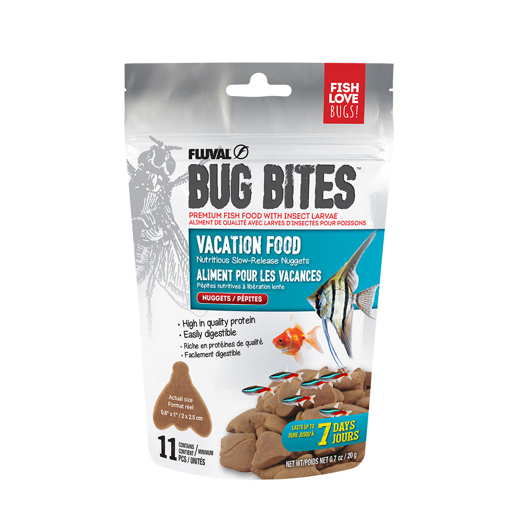 Fluval Bug Bites Vacation Food Nuggets - 20g – The Beastiary
